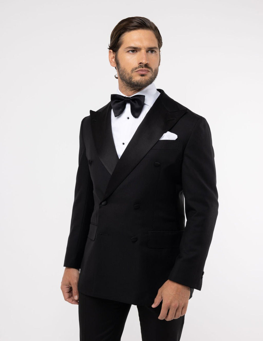Black Double Breasted Tuxedo