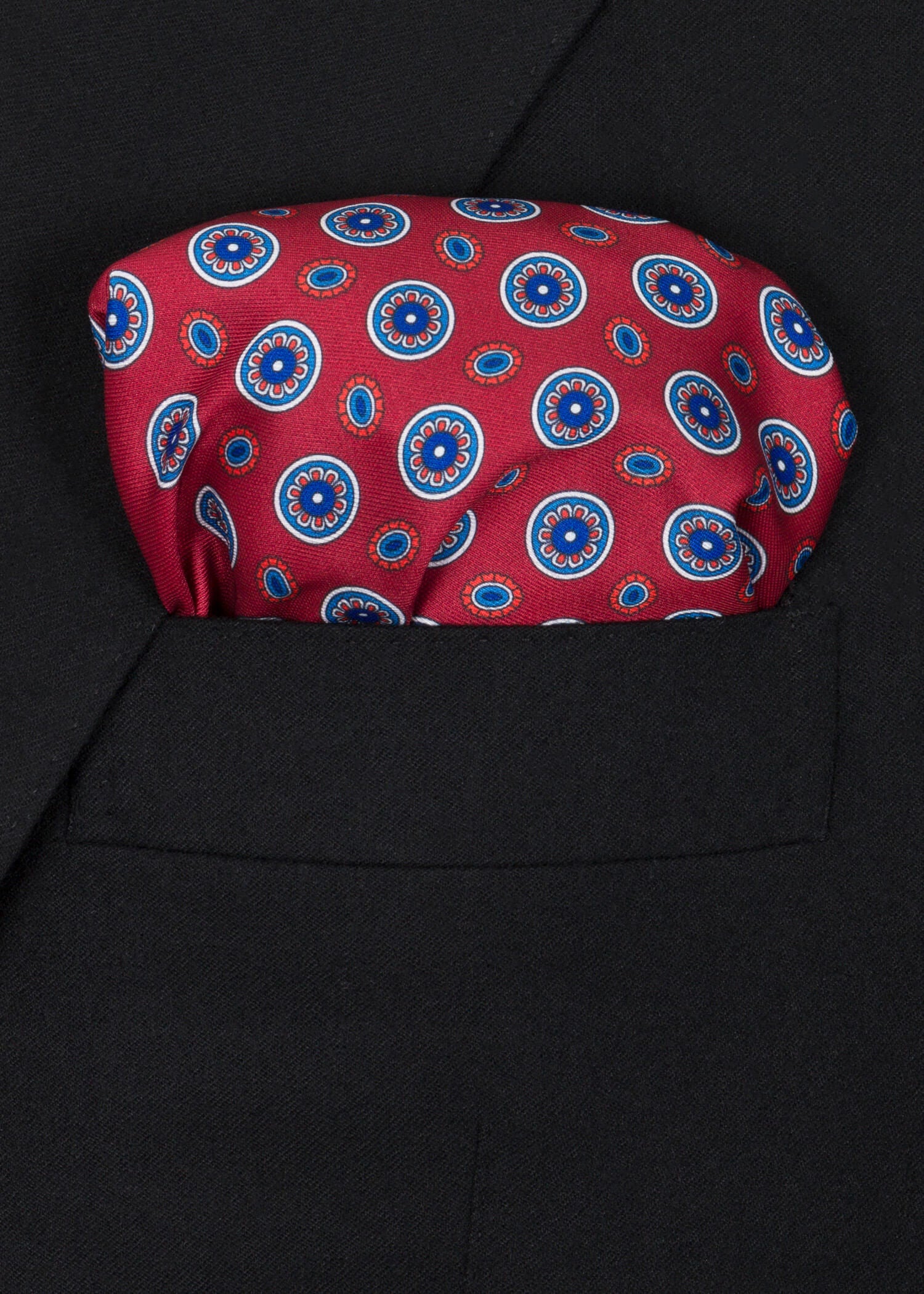 Red Mix Pocket Square