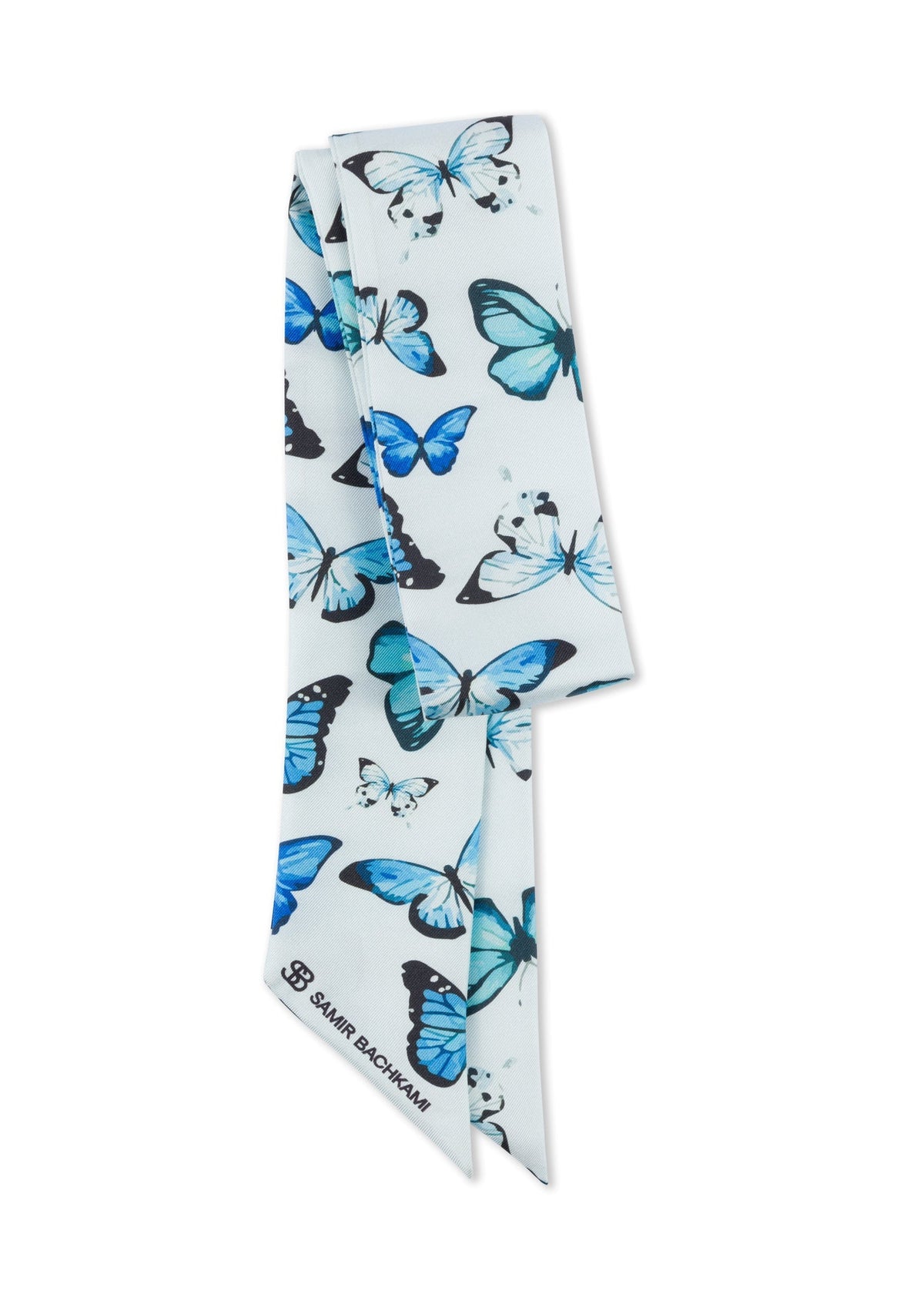 White Butterfly Handkerchief